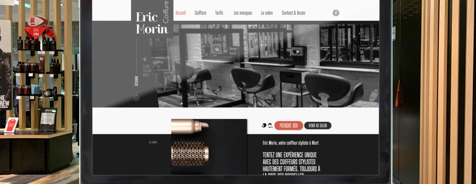 Refonte du site vitrine d'Eric Morin | Agence web Niort - La Rochelle